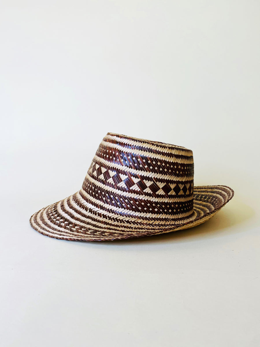 Brown Natural Handwoven Hat – Hola Guava